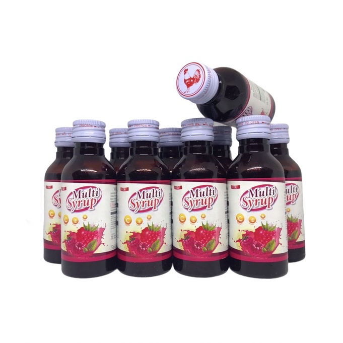 Multi Syrup แพ็ค10ขวด ‼️น้ำหวานเข้มข้นกลิ่นราสเบอร์รี่ ( มัลติไซรัป ...