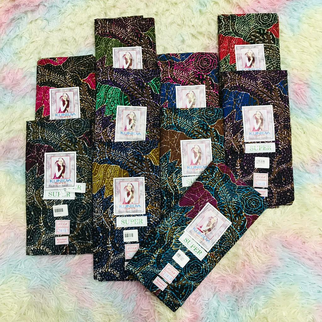 โซเฟียผ้าถุงสตรีบาติก ตรา KUNIDA SUPER (เย็บเรียบร้อย) รหัส KUA09 ...