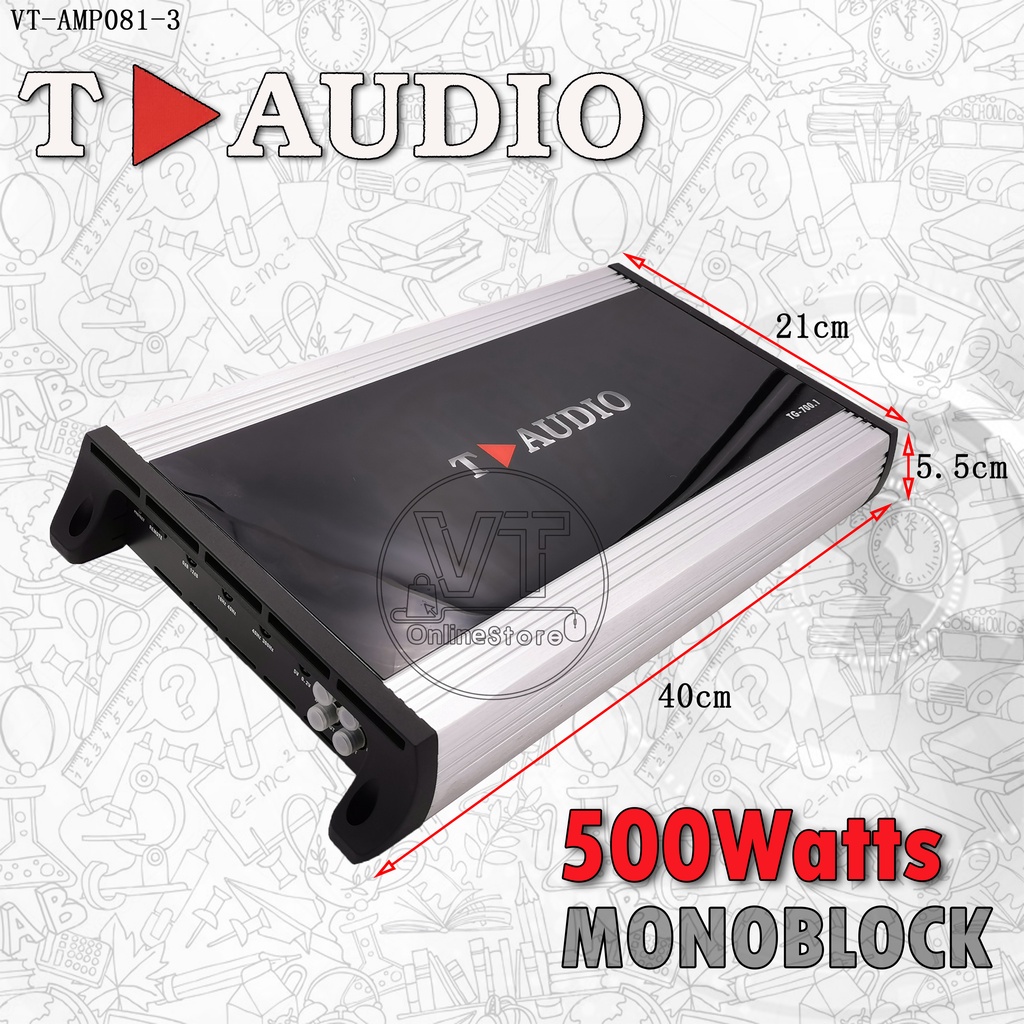 Baupunkt EMA 465 600W 4 Channel Power Amplifier / T-Audio 500Watts Max ...