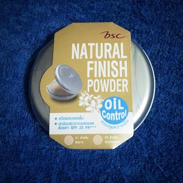 แป้ง bsc NATURAL FINISH POWDER OIL CON | Shopee Thailand