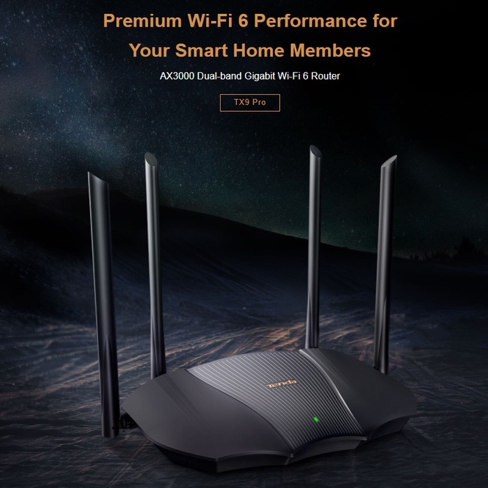 TENDA TX9 PRO AX3000 Dual-band Gigabit Wi-Fi 6 Router | Shopee Thailand