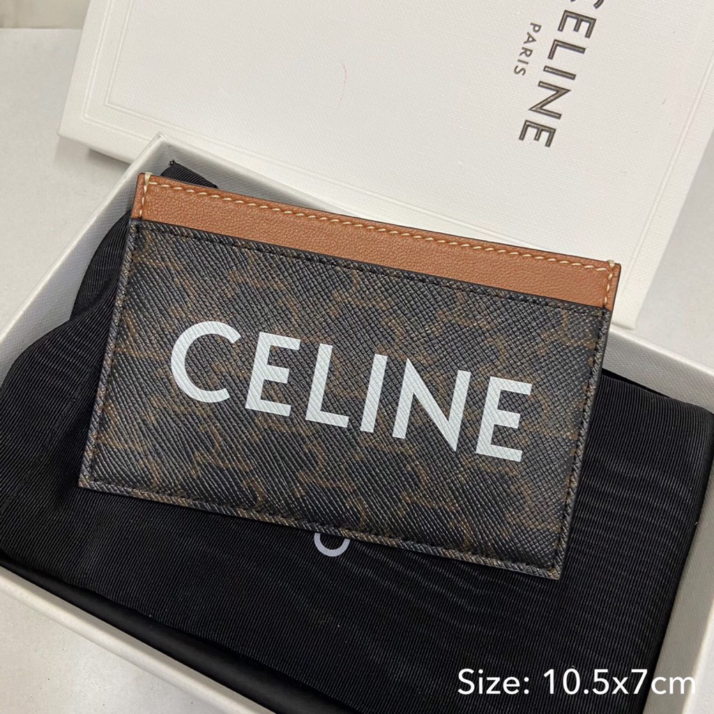 CELINE Card Holder ของแท้ 100% [ส่งฟรี] | Shopee Thailand