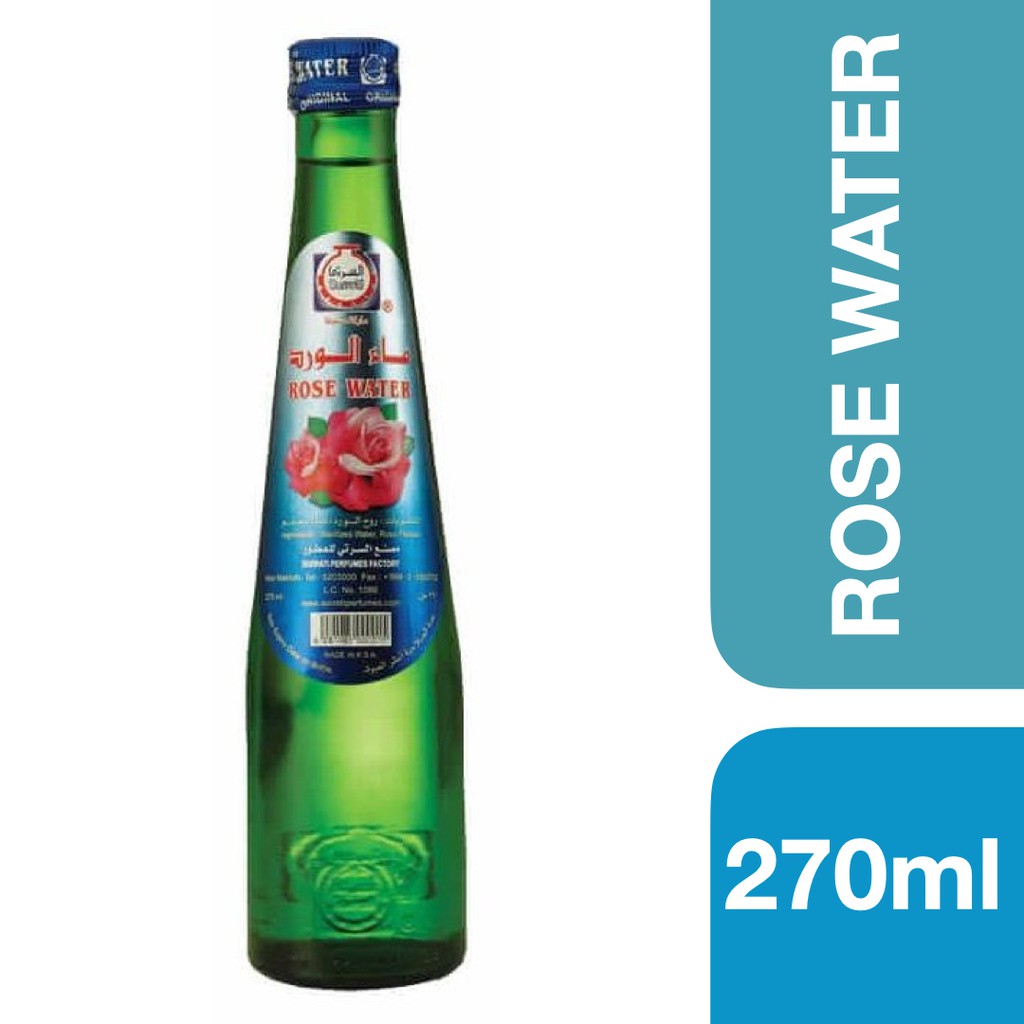 Surrati Rose Water 270ml ++ ซูราติ กลิ่นผสมอาหาร (กลิ่นกุหลาบ) 270ml | Shopee Thailand