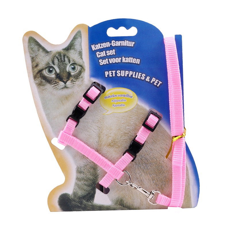MM CAT // สายจูงสัตว์เลี้ยง สายจูงสองวรรค | Shopee Thailand