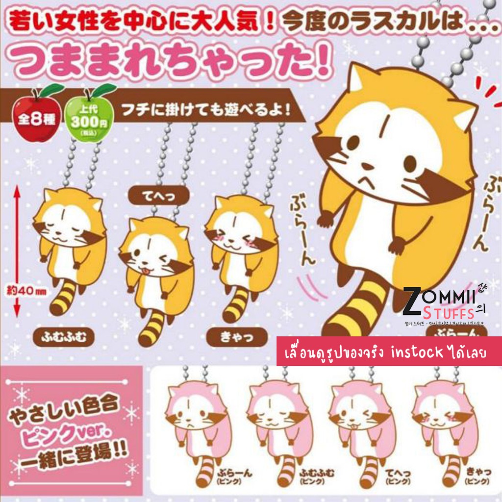 พร้อมส่ง ⚡️ GASHAPON Puchi Rascal เกาะแก้วได้ มีรูปของจริงค่ะ กาชาปอง ...