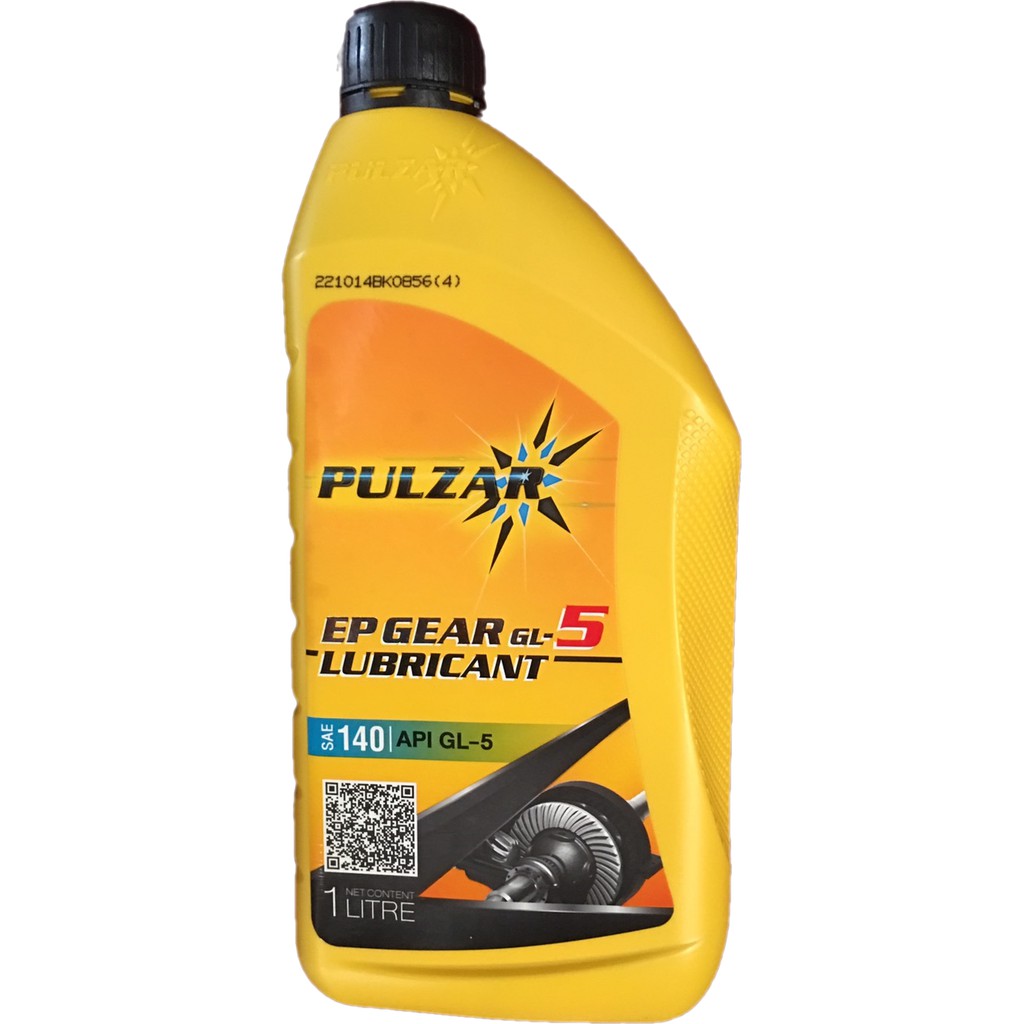 PULZAR น้ำมันเกียร์และน้ำมันเฟืองท้าย เบอร์ 140 EP GEAR 140 GL-5 1 ลิตร ...