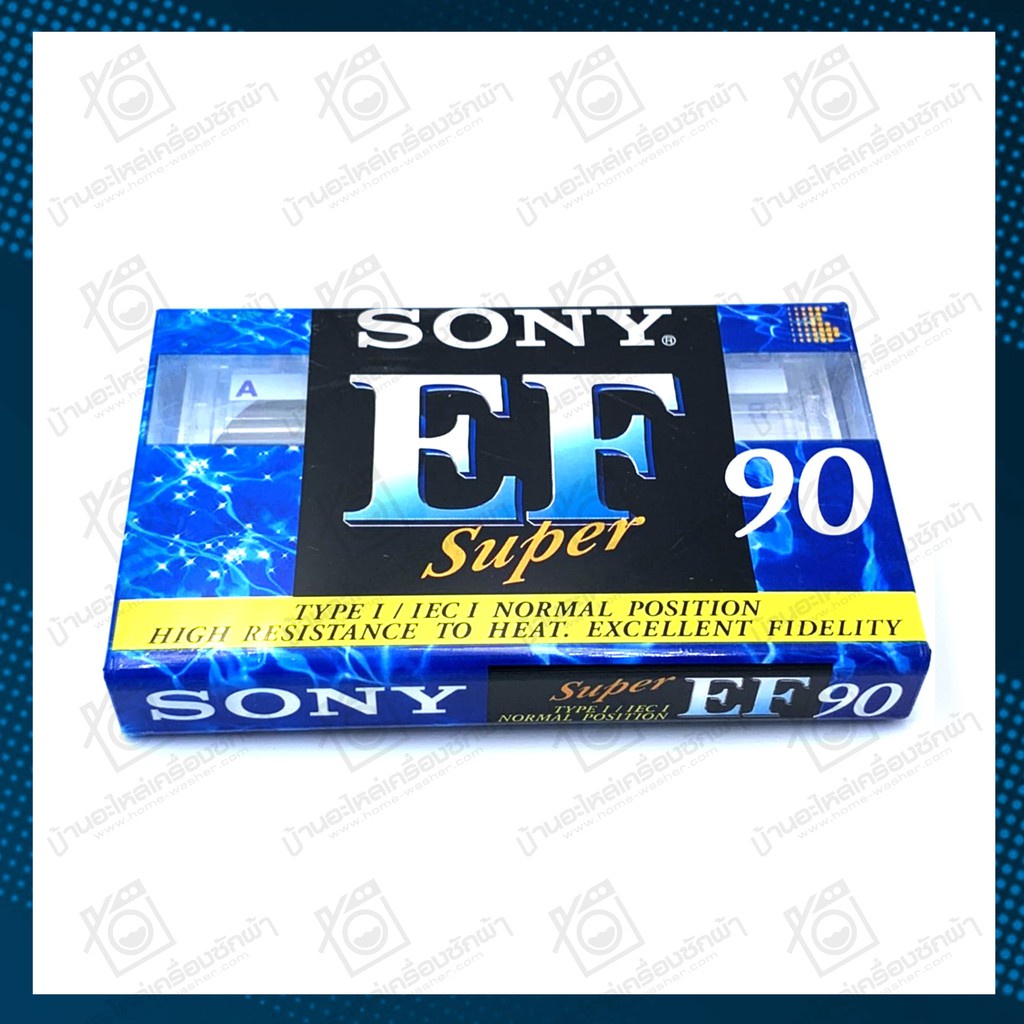 เทปคาสเซ็ทเปล่า Sony Super ZX EF HF GIG ความยาว 60 90 120 นาที เทปเปล่า ...