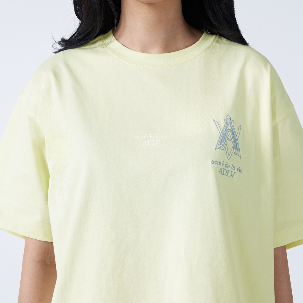 [ADLV] เสื้อยืด ลายโลโก้ UNISEX Over fit ของแท้ 100% (กราฟิก -AV COLOR ...