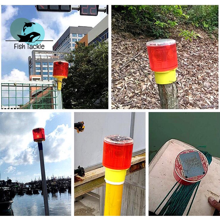ไฟเตือนไฟแฟลชพลังงานแสงอาทิตย์ LED กันน้ํา, ไฟ Beacon Barricade กระพริบ ...