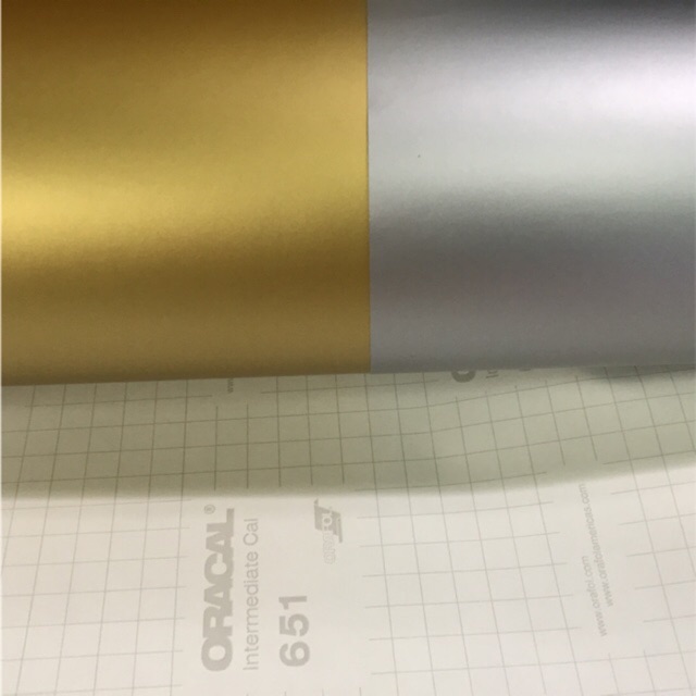 สติ๊กเกอร์ Oracal series 651 สีบรอน#090 สีทอง#091 สีใส | Shopee Thailand