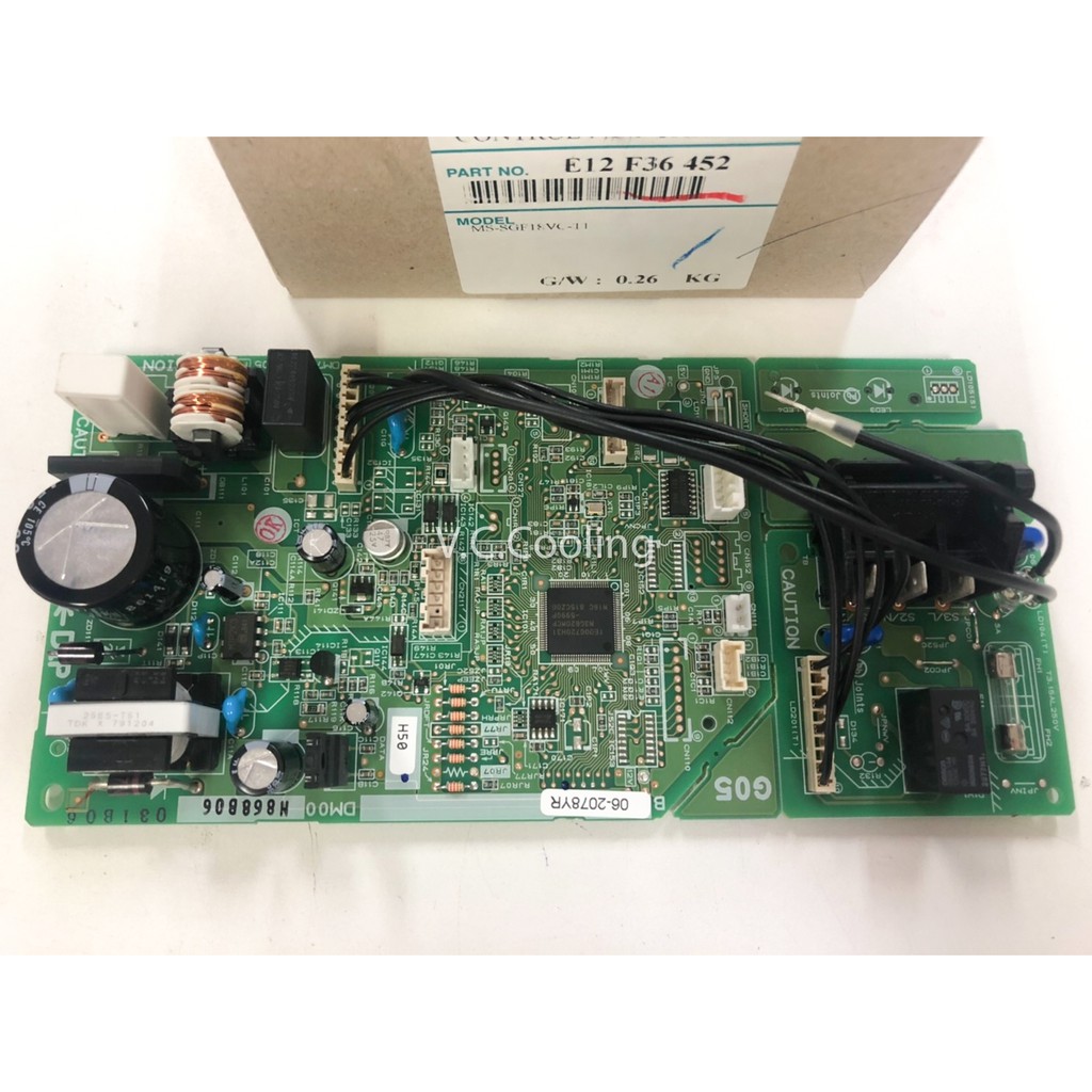 Mitsubishi Electric แผงคอนโทรลคอยเย็น รุ่น MS-SGF18VC-T1 Part No. E22 ...