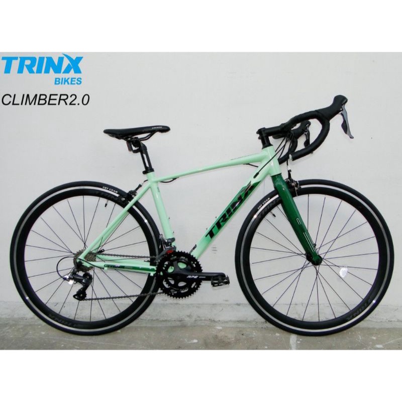 TRINX CLIMBER 2.0(ส่งฟรี+ผ่อน0%) จักรยานเสือหมอบ ล้อ 700C เกียร์ CLARIS ...