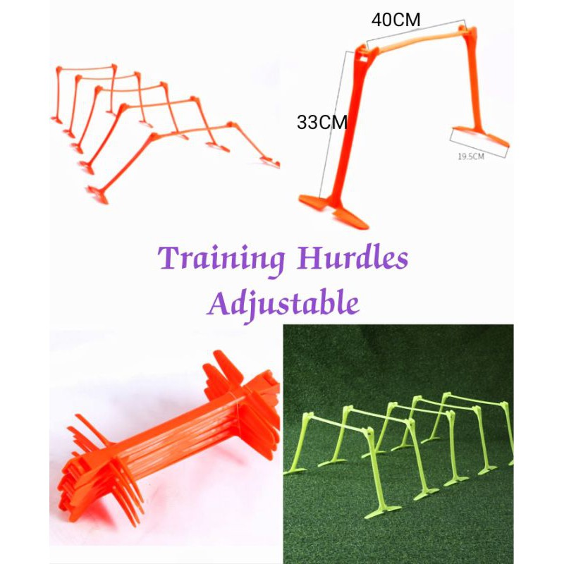 Agility Hurdles อุปกรณฝึกความเร็วฟุตบอล สามารถปรับได้ | Shopee Thailand
