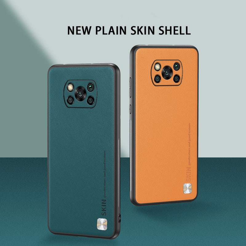 เคสโทรศัพท์มือถือหนัง TPU แบบนิ่ม ป้องกันกล้อง สําหรับ Xiaomi POCO X3 ...