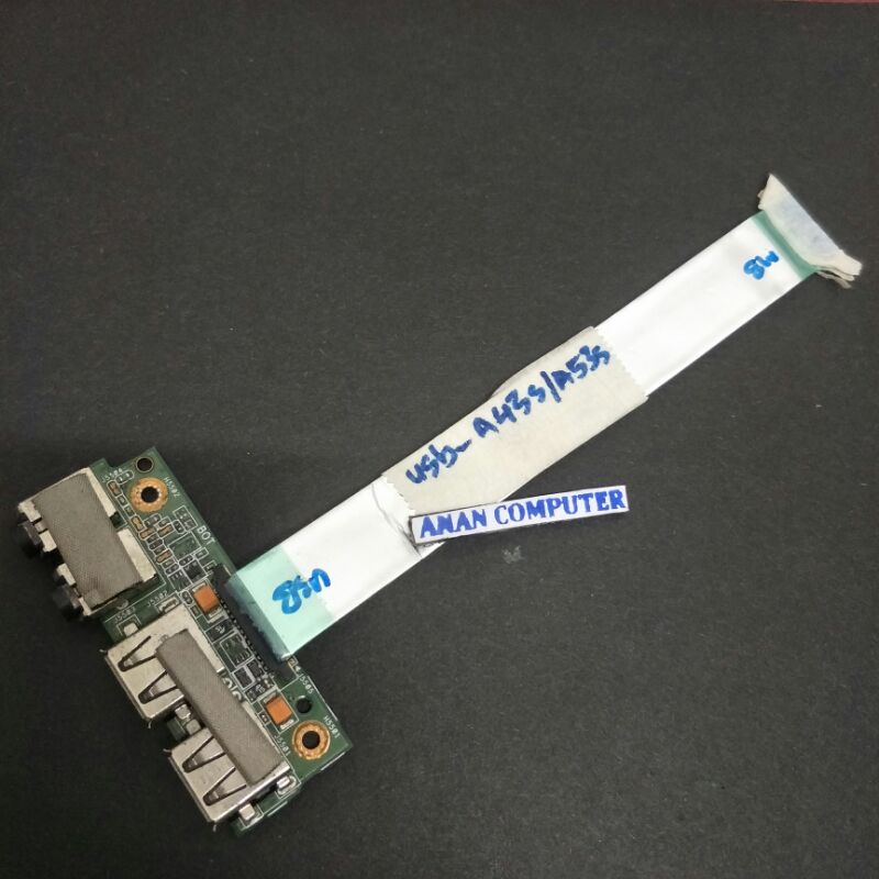 Asus A43S K43E K43S X43S แล็ปท็อป IO บอร์ดเสียงพอร์ต USB / สายริบบิ้น ...