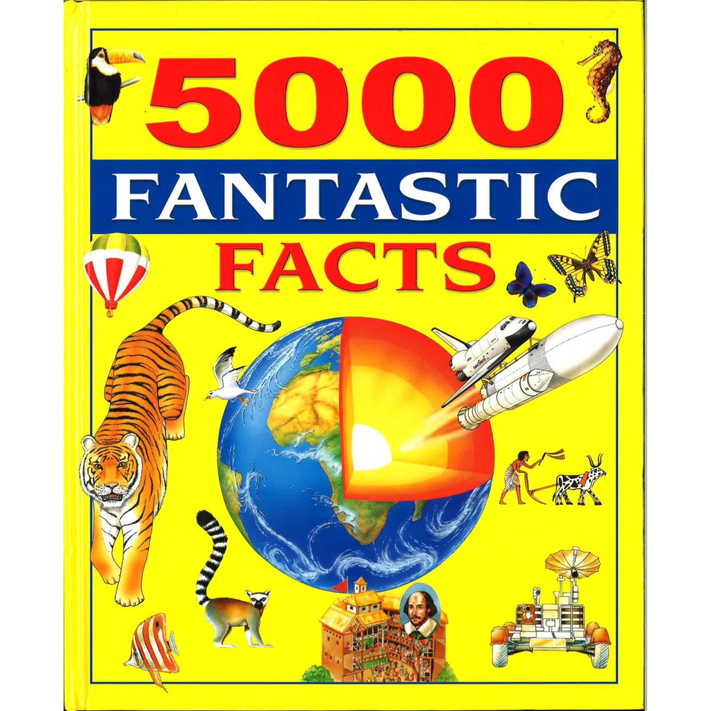 5000 Fantastic Facts Children's Encyclopedia หนังสือเด็ก สารานุกรม ภาษา ...