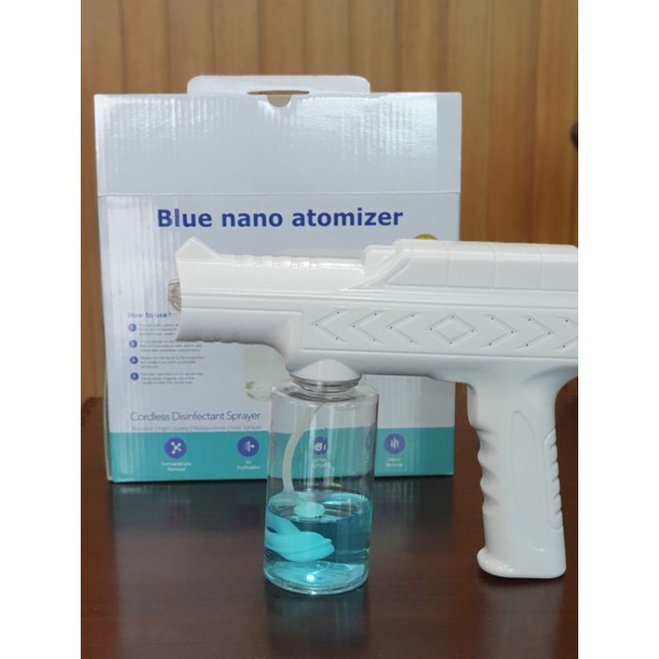 Blue nano atomizer เครื่องพ่นฆ่าเชื้อไร้สายอัตโนมัติ | Shopee Thailand