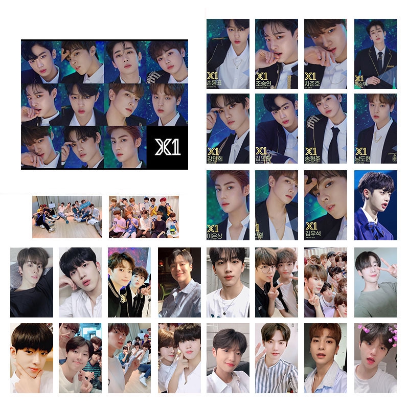 บัตรภาพ KPOP CIX Day6 small cards X1 group members photo cards ...