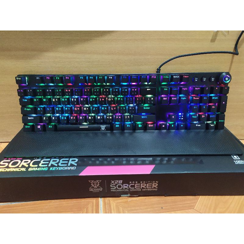 Nubwo x28 RGB Edition (Blue Switch) คีย์บอร์ดมือสองสภาพมือหนึ่ง ...