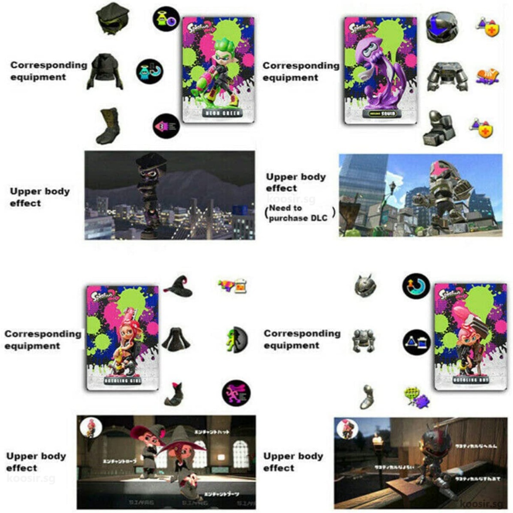 17pcs Splatoon 3 2 1 Universal Card Jet Crossover Card NFC Amiibo การ์ด ...