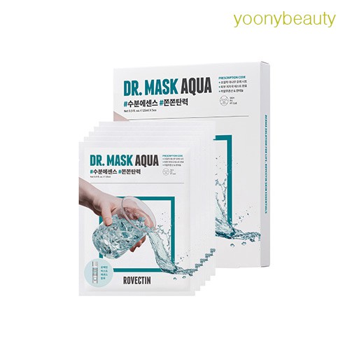 ★ROVECTIN★ Skin Essentials Dr. Mask Aqua มาส์กแผ่น เพิ่มความชุ่มชื้น (5 ...