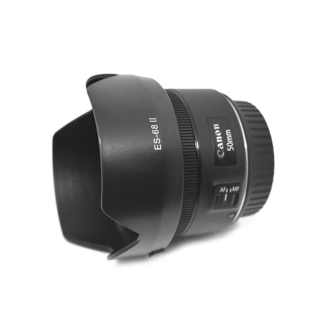 (ส่งไว) Hood Canon ฮูด ES68 Canon ES-68 ES-68II ทรงกลม ทรงกลีบดอกไม้ ...