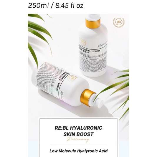 REBLOOM Hyaluronic - luxury skin boost ขวดใหญ่ 250ML. | Shopee Thailand