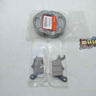 ชุดผ้าดิสเบรคหน้า+ผ้าดรัมเบรคหลัง(HONDA) แท้ CLICK-I/SCOOPY-I/CLICK125 ...