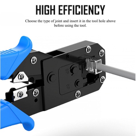 คีมเข้าหัวสาย Lan/สายโทรศัพท์ KS-318 | Shopee Thailand