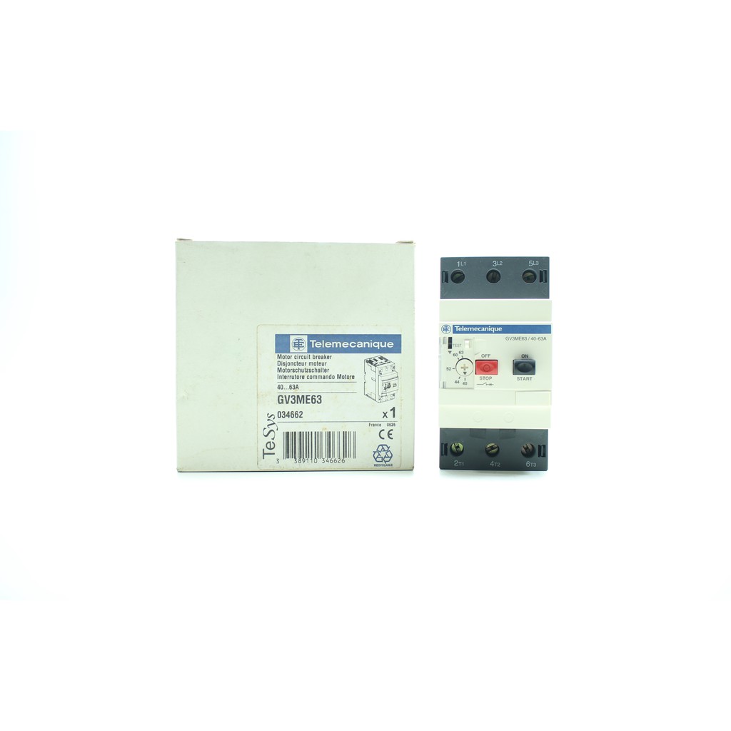 GV3ME63 TELEMECANIQUE Motor Circuit Breakers SCHNEIDER | Shopee Thailand