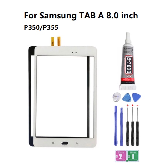 หน้าจอสัมผัสสําหรับ Samsung Galaxy Tab A 8.0 p350 p355 sm-p350 sm-p355 ...