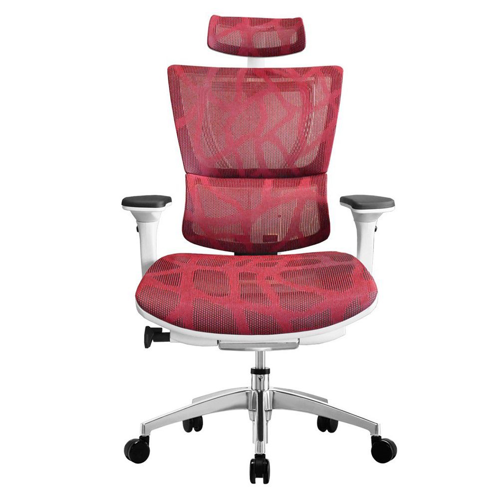 Office chair OFFICE CHAIR NET/PU RED Office furniture Home & Furniture ...