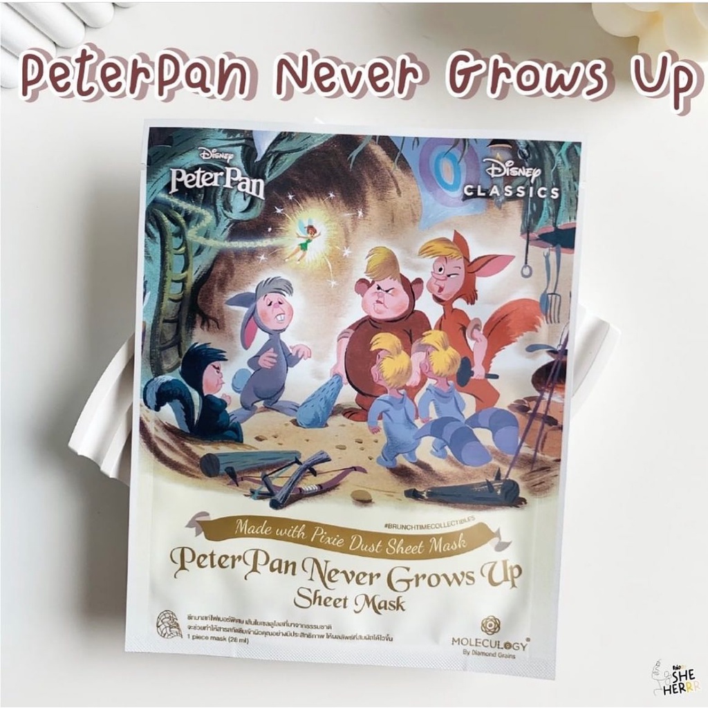 มาส์กปีเตอร์แพน Moleculogy : BrunchtimeCollectibles Disney Peter Pan ...