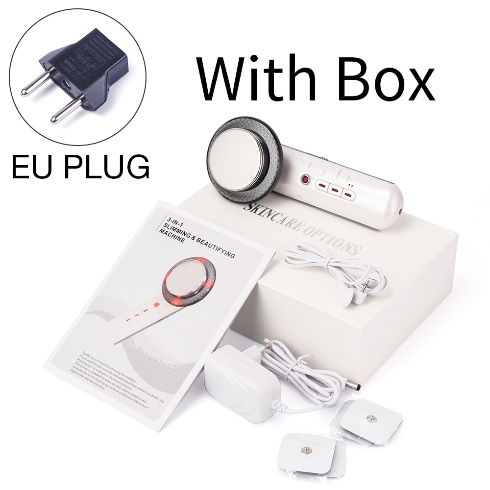 Face Lifting 3 in 1 EMS Infrared Ultrasonic Body Massager Device ...