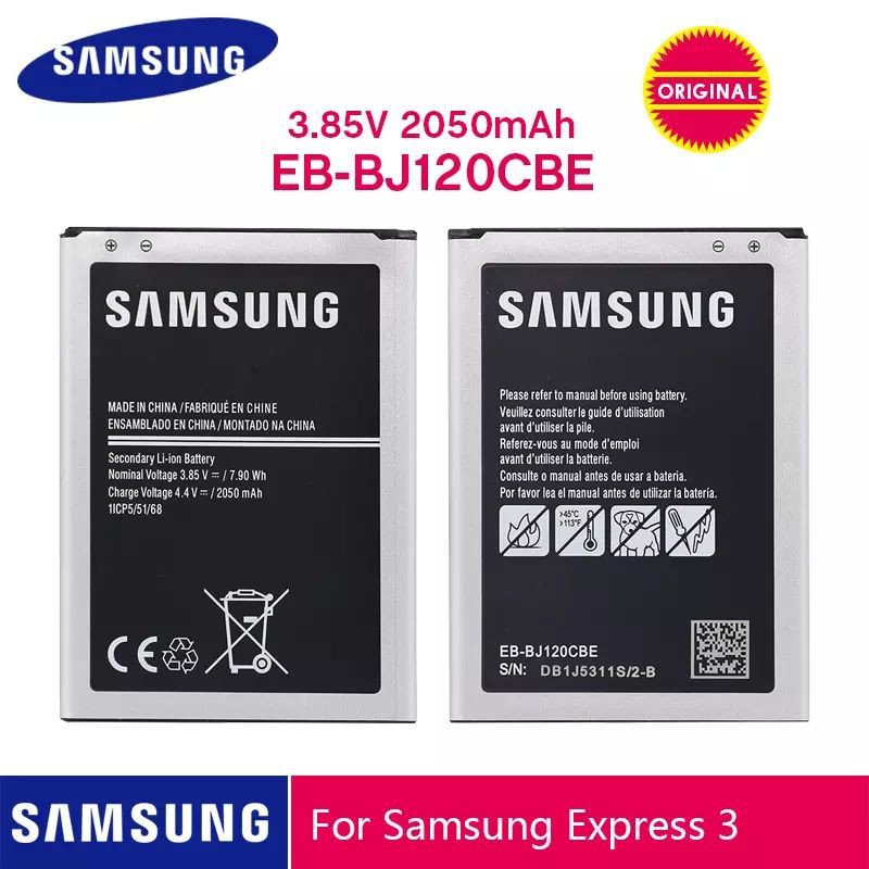 แบตเตอรี่ SAMSUNG EB-BJ120CBU EB-BJ120CBE 2050mAh สำหรับ Samsung Galaxy ...
