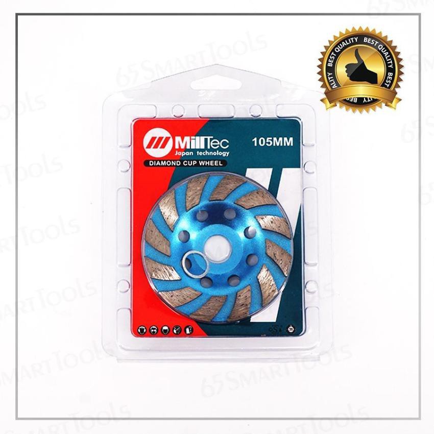 MillTec ใบเจียรบัว เจียรปูน อิฐ แกรนิต ขนาด 4 นิ้ว (1 ใบ) | Shopee Thailand