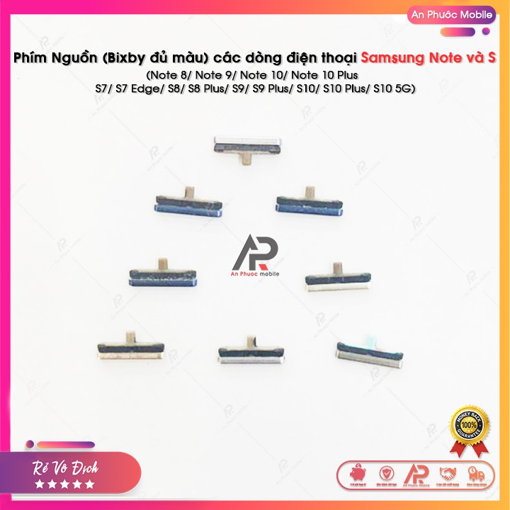 พาวเวอร์คีย์ (bixby) ปุ่มเปิดปิด Samsung Zin Samsung Note 8 / 9 / 10/ 10+/ S7 Edge/ S8/ S8 Plus ...