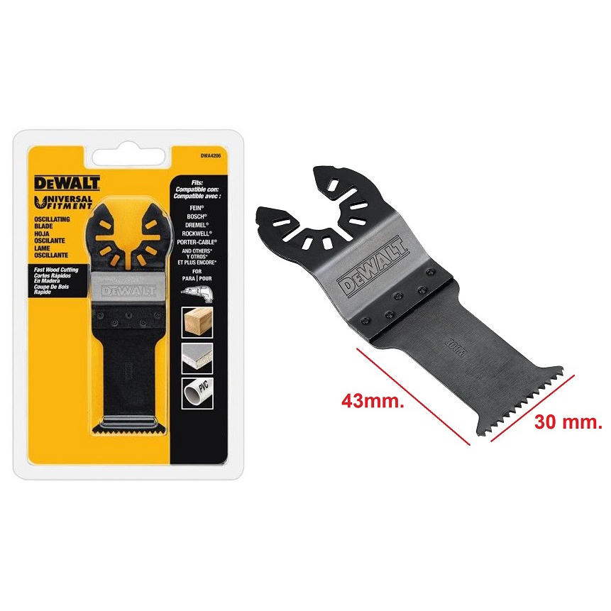 DEWALT ใบมัลติทูล DWA4203, DWA4205, DWA4206, DWA4209, DWA4213, DWA4215 ...
