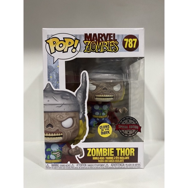 Funko Pop Zombie Thor Marvel Zombies Exclusive Glows In The Dark 787 ...