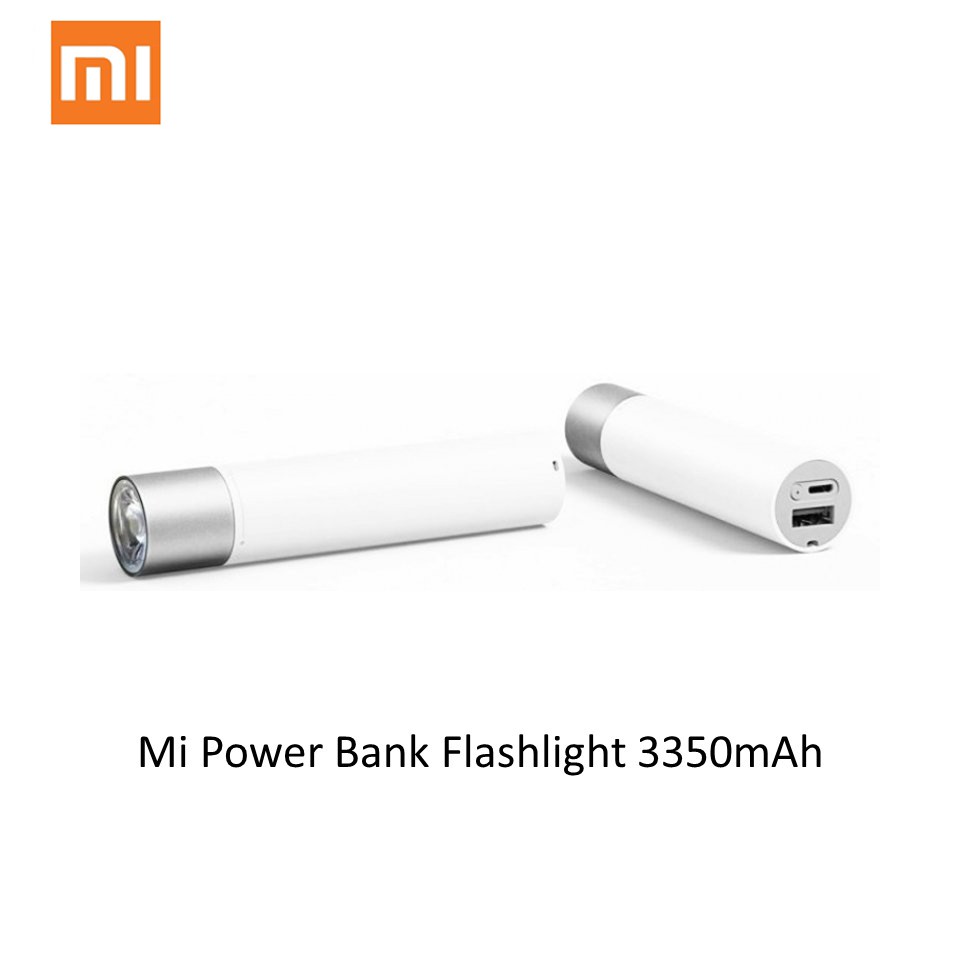 Xiaomi Mi 3250mAh Power Bank Flashlight - ไฟฉายพาวเวอร์แบงค์แบบพกพา รับประกันศูนย์ไทย 1 ปี ...