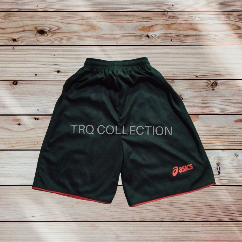 Hitam MERAH ใหม่ล่าสุด ASICS VOLLEYBALL TROUSERS BLACK LIST RED สําหรับ ...