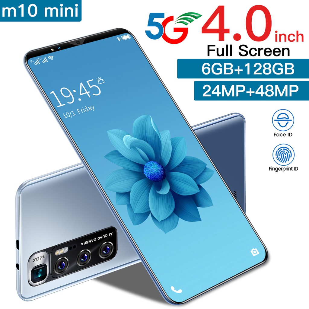 Huawei m10 mini 10 โทรศัพท์มือถือราคาถูก core 5G โทรศัพท์ 6GB + 128GB ...