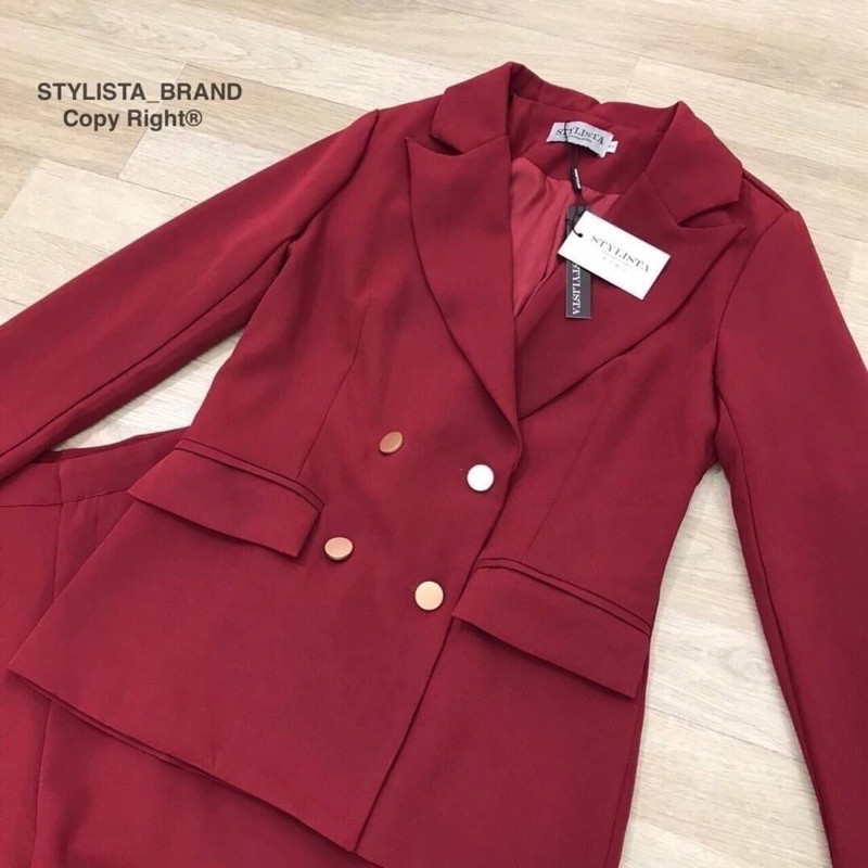 Code:: 792 ชุดสูททำงาน ชุดสัมภาษณ์งานสีดำ งานป้าย stylista | Shopee ...