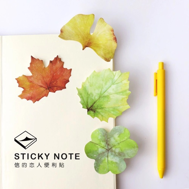 Leaf sticky note | Shopee Thailand