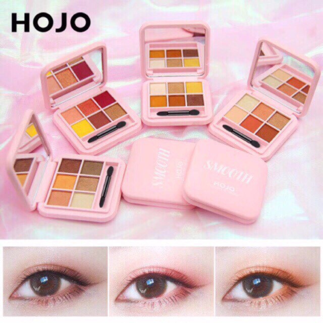 ( แบบใหม่/พร้อมส่ง/ของแท้) โนโว Novo hojo smooth eyeshadow palette 6 ...