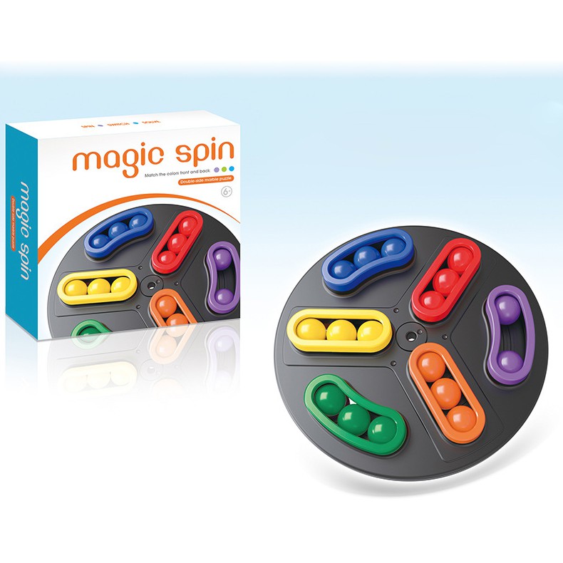 magic spin รูบิค เกมจานหมุนลูกปัดปริศนา รูบิก ฝึกสมอง ไหวพริบ ส่งเสริม ...