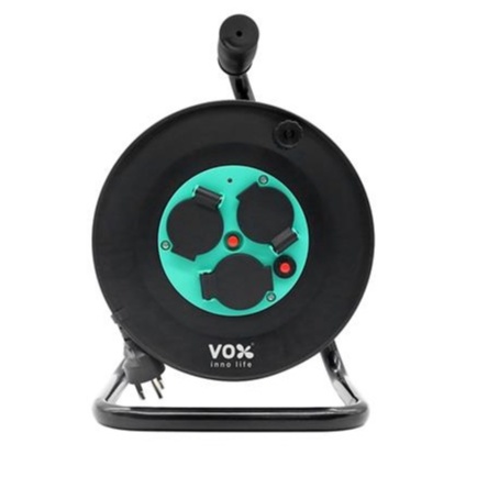 EXTENSION CORD REEL VOX 3-OUTLET 16A 20M ล้อเก็บสายไฟ 3 ช่อง VOX 16 ...