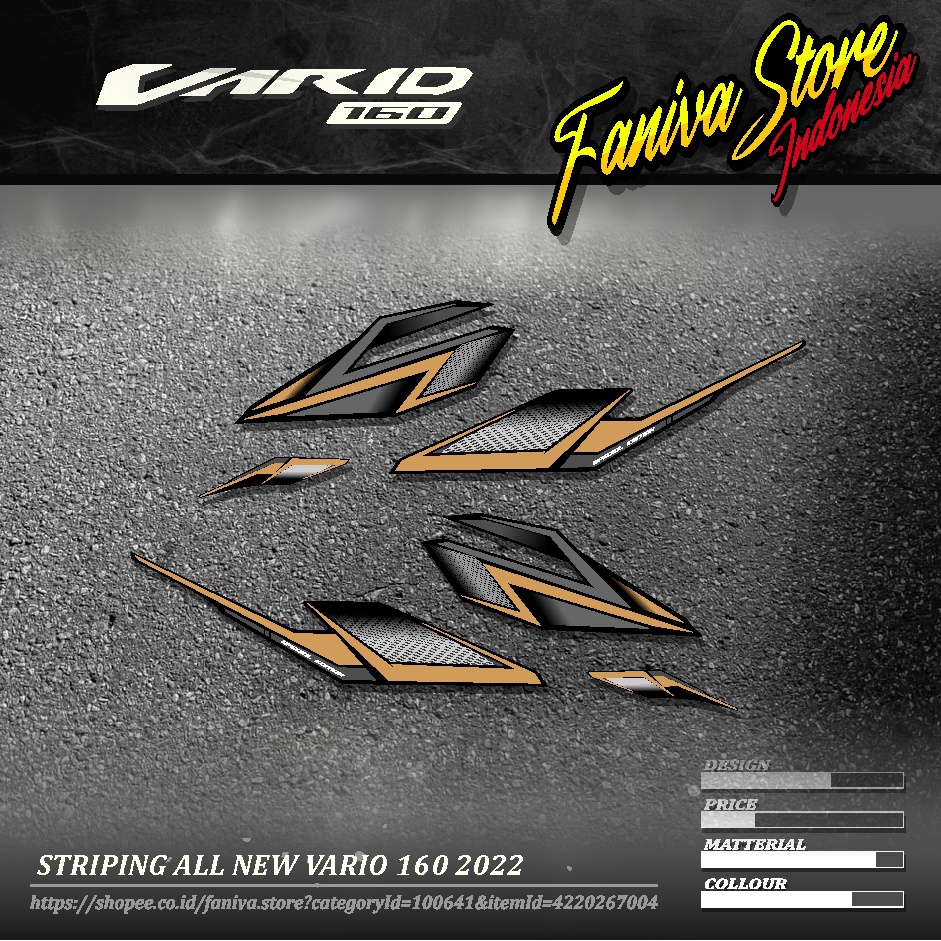 Striping VARIO 160 / STRIPING VARIO NEW 160 / STRIPING VARIO ALL NEW ...