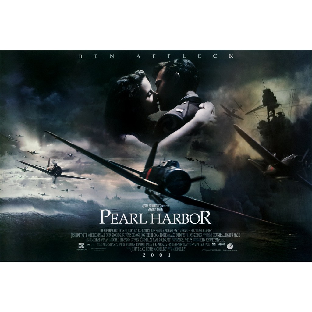 โปสเตอร์ หนัง สงคราม เพิร์ล ฮาร์เบอร์ Pearl Harbor 2001 POSTER 27”x39.6 ...