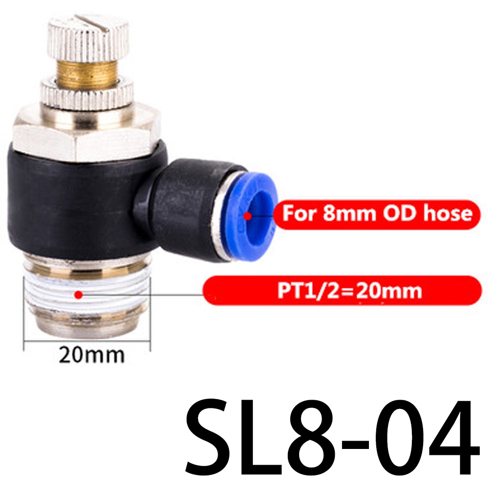 วาล์วคันเร่งนิวเมติก SL4-M5 6-01 8-02 10-03 12 | Shopee Thailand